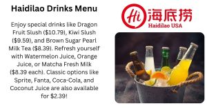 Haidilao Menu & Prices USA | Updated 2026